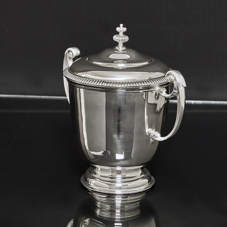 Antique Silver Trophy Cup and Cover, 1915 For Sale at 1stDibs