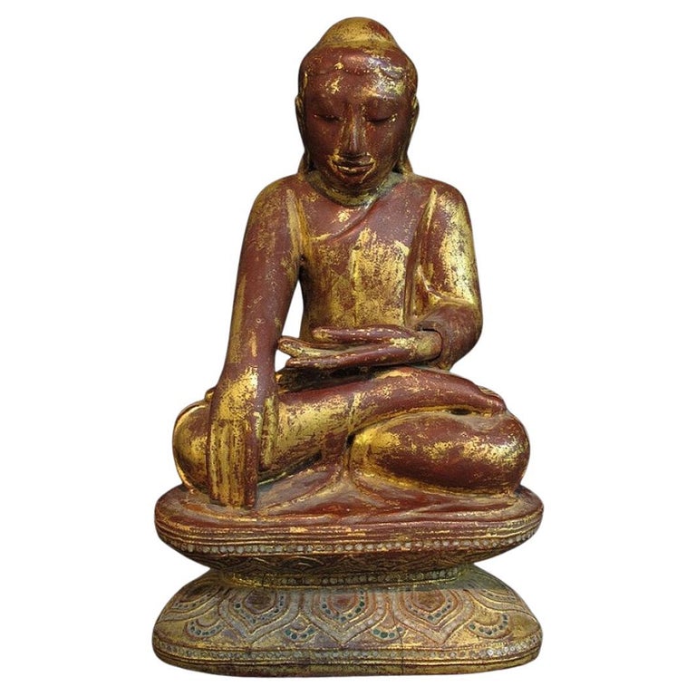 Antique sitting Buddha from Burma Original Buddhas For Sale at 1stDibs