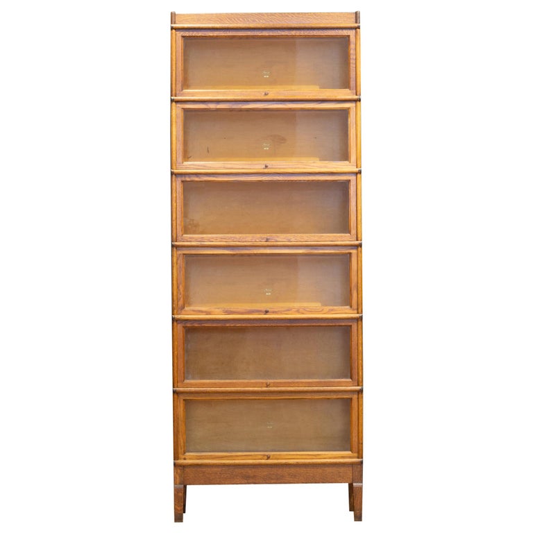 Antique Six Stack Lawyer/Barrister's Bookcase, circa 1910 at 1stDibs