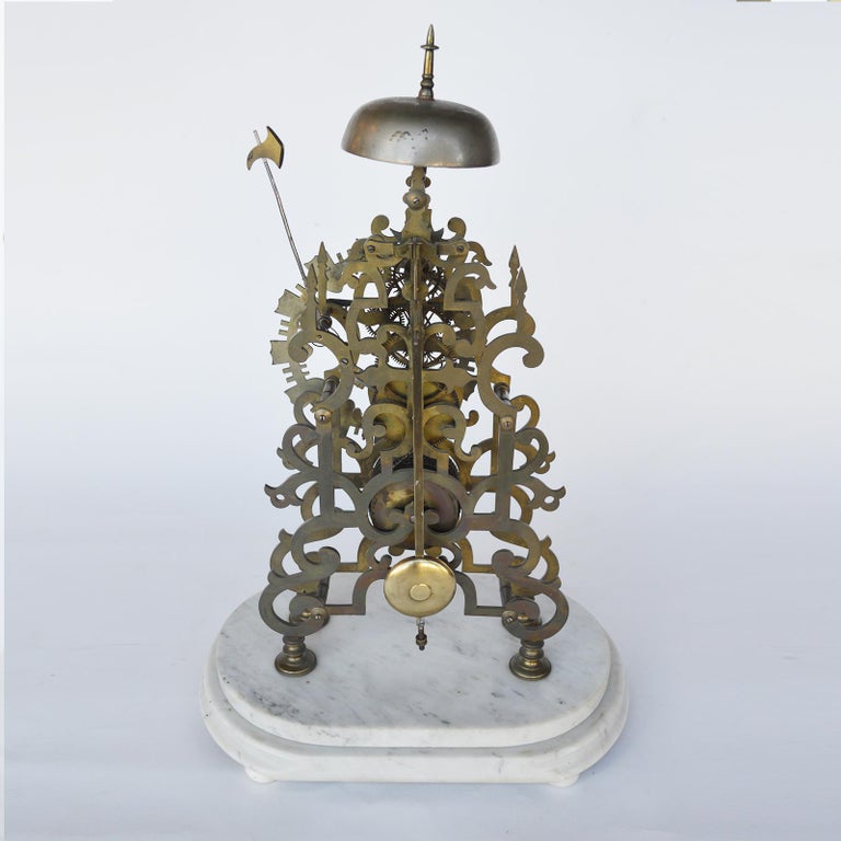 Antique Skeleton Clock, France, circa 1900 For Sale at 1stDibs