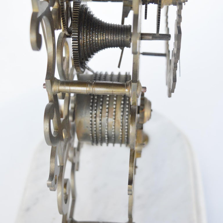Antique Skeleton Clock, France, circa 1900 For Sale at 1stDibs
