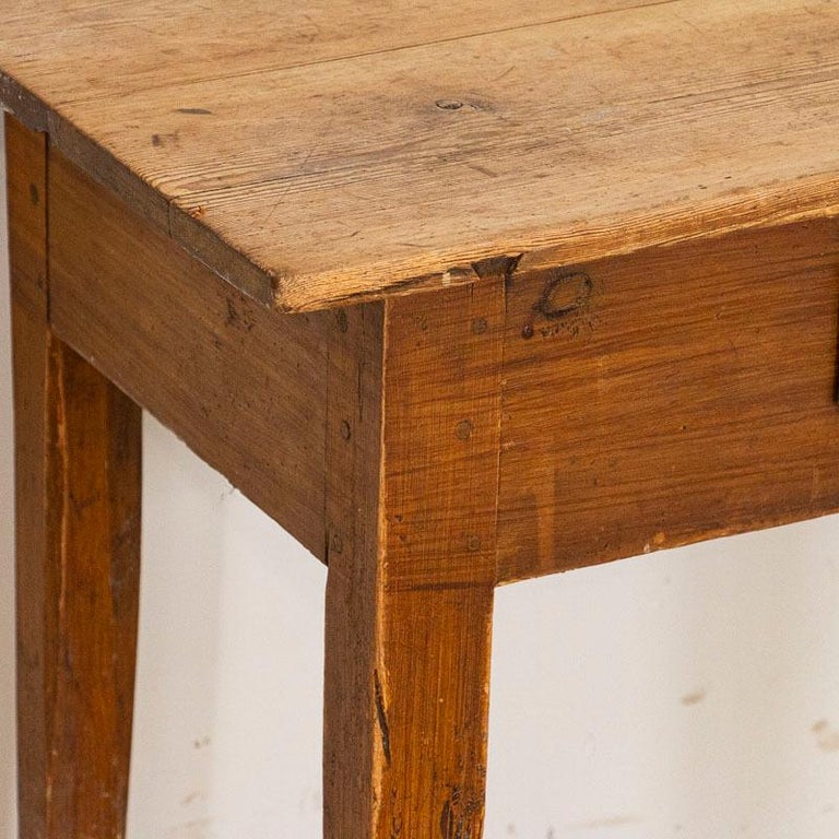 Antique Small Pine Farmhouse Side Table at 1stDibs