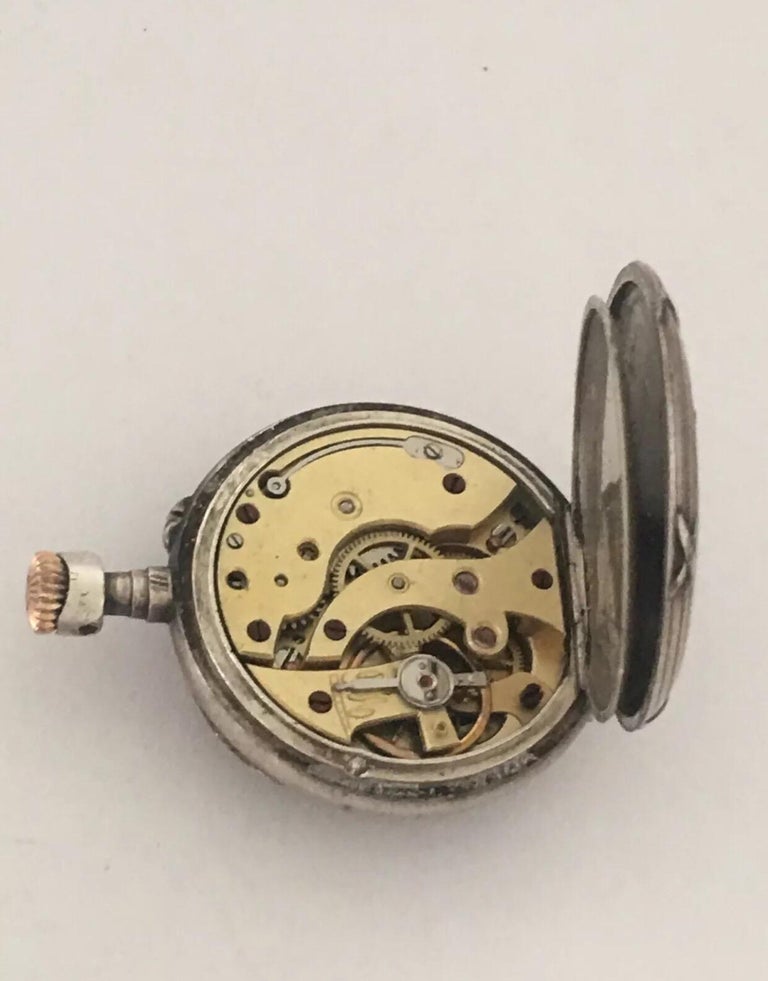 Antique Small Silver Pocket / Fob Watch For Sale at 1stDibs