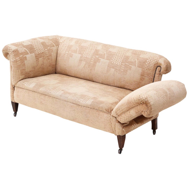 Antique Small Victorian circa 1895 Chesterfield Drop-Arm Sofa at ...