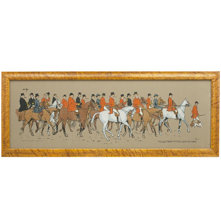 Antique Snaffles Hunting Print at 1stDibs