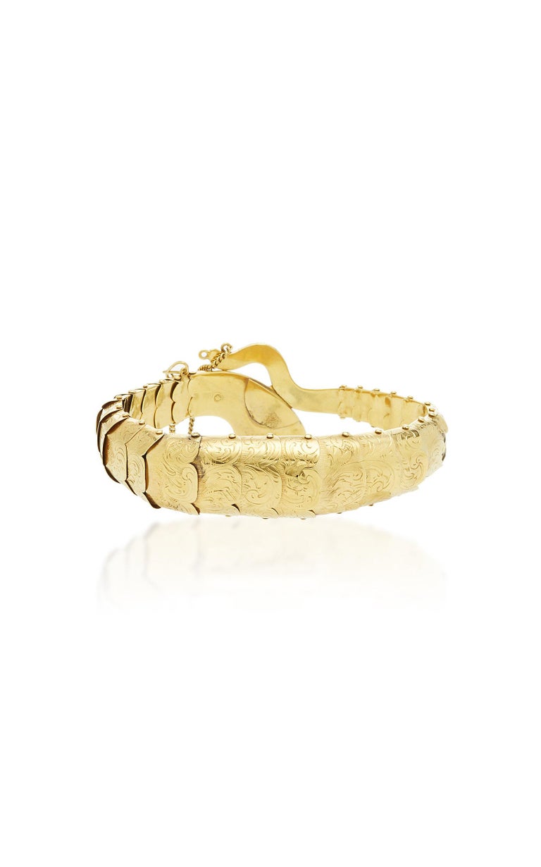 Antique Snake Gold Bracelet at 1stDibs | antique snake bracelet, snake ...
