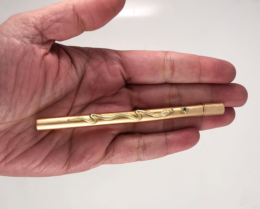 Antique Snake Gold Case at 1stDibs