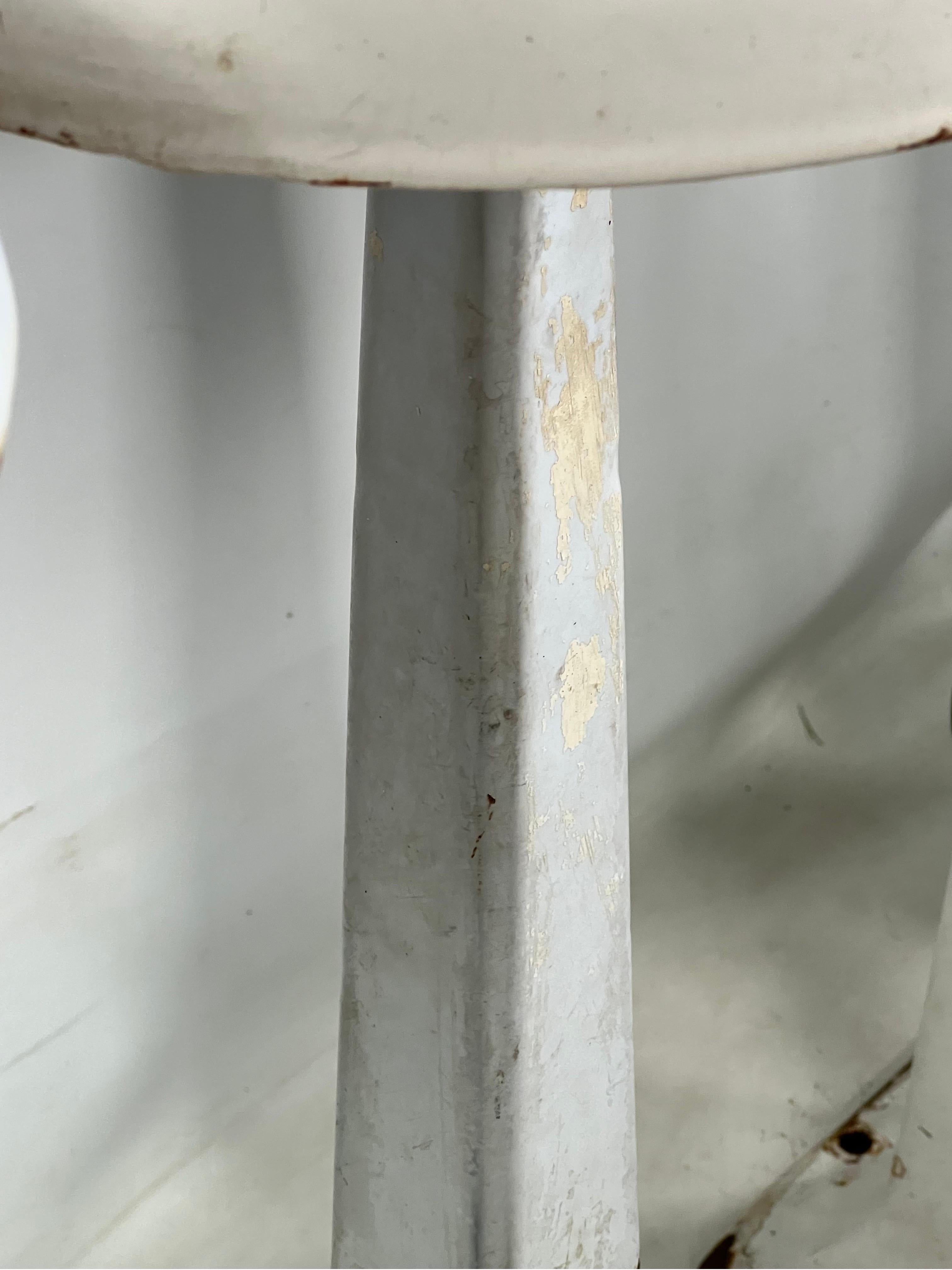 Antique Soda Fountain Porcelain Bar Stools, Set of 4 at 1stDibs