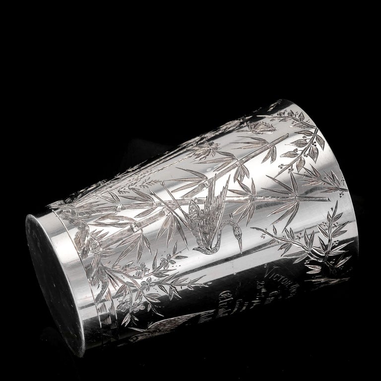 Antique Solid Silver Aesthetic Style Beaker/Cup, John Adlwinckle and ...