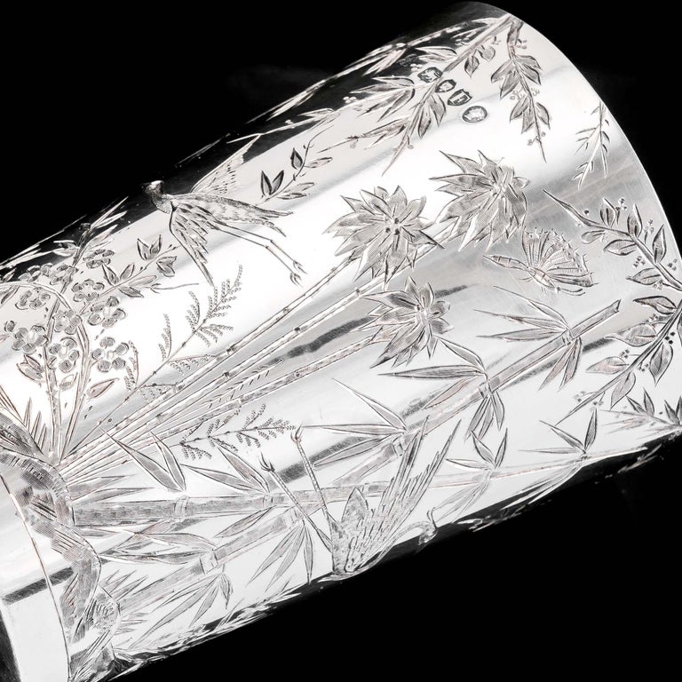 Antique Solid Silver Aesthetic Style Beaker/Cup, John Adlwinckle and ...