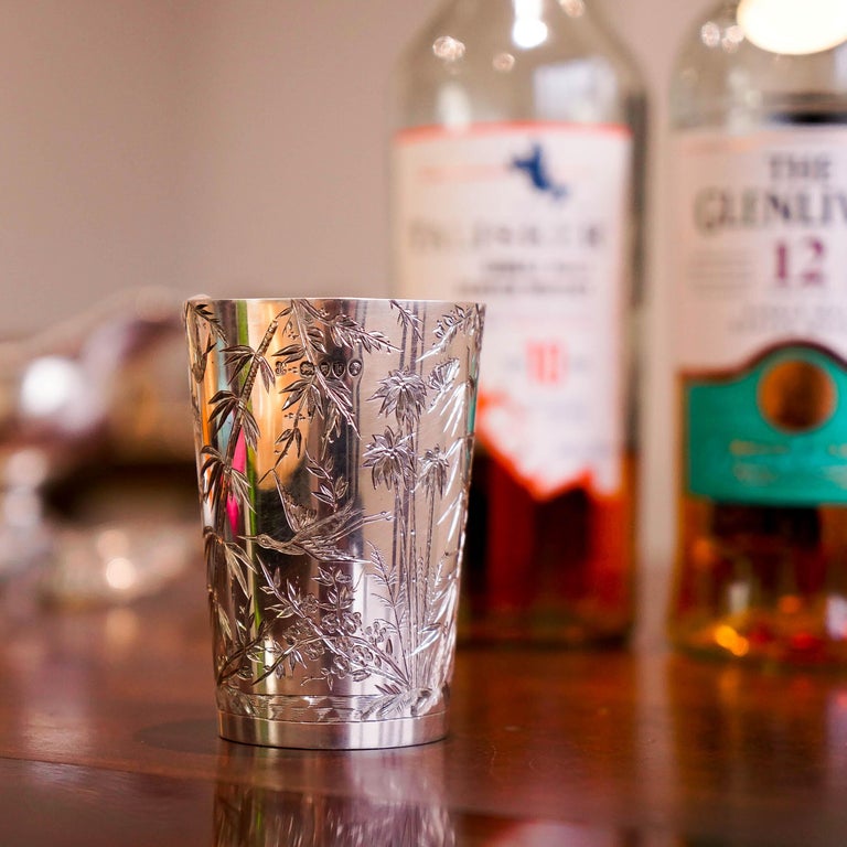 Antique Solid Silver Aesthetic Style Beaker/Cup, John Adlwinckle and ...