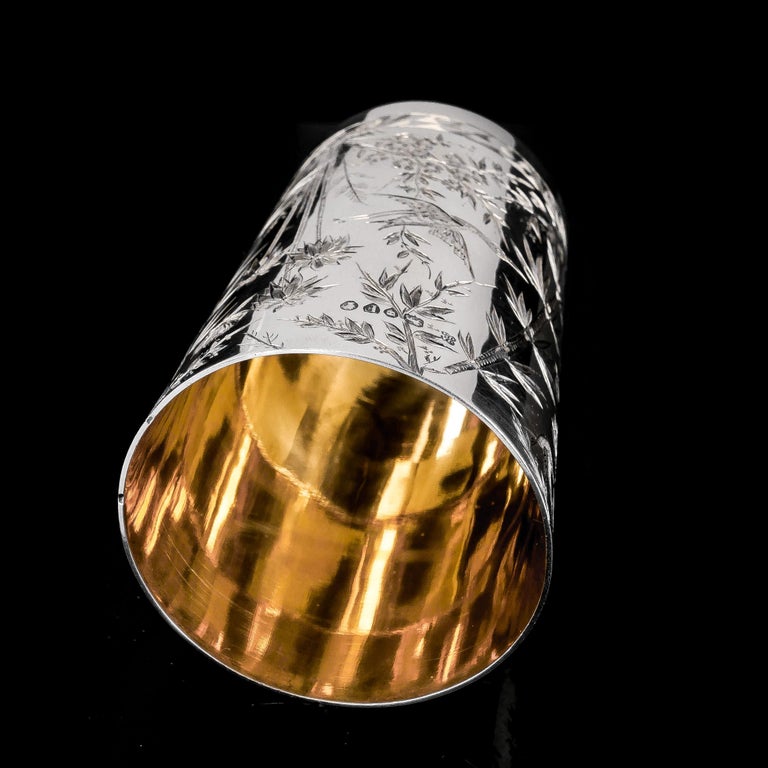 Antique Solid Silver Aesthetic Style Beaker/Cup, John Adlwinckle and ...