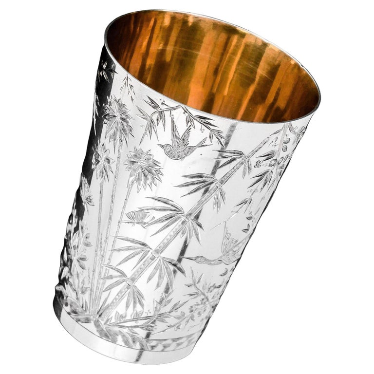 Antique Solid Silver Aesthetic Style Beaker/Cup, John Adlwinckle and ...