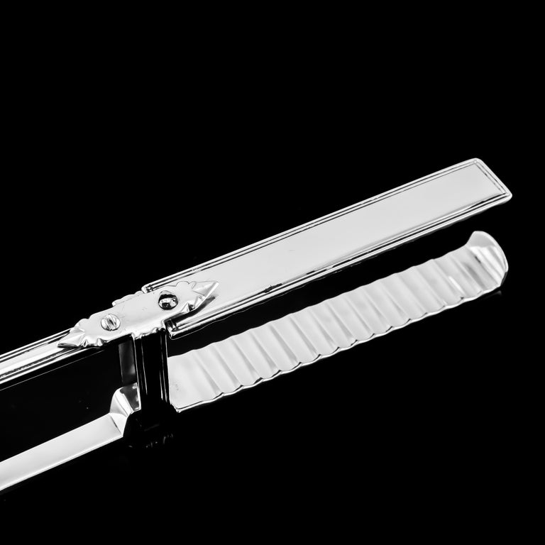 Antique Solid Silver Georgian Asparagus Tongs, Leveson-Gower/Sutherland ...