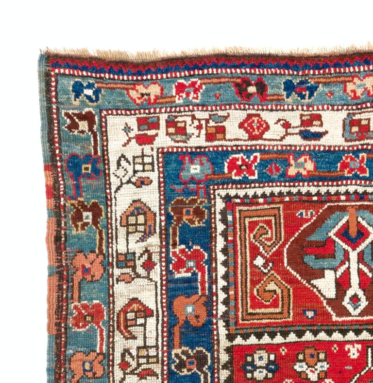 3.5x5.5 ft Antique South Caucasian Shahsavan Rug, Ca 1890 For Sale at ...