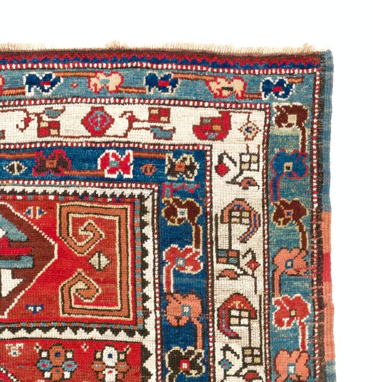 3.5x5.5 ft Antique South Caucasian Shahsavan Rug, Ca 1890 For Sale at ...