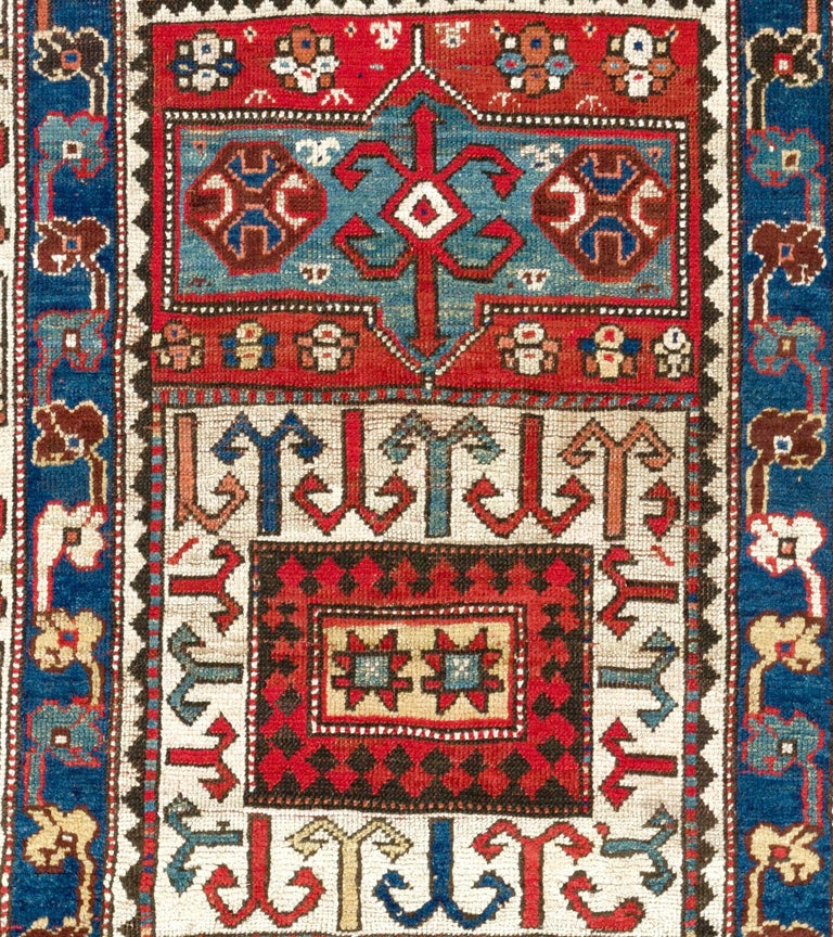 3.5x5.5 ft Antique South Caucasian Shahsavan Rug, Ca 1890 For Sale at ...