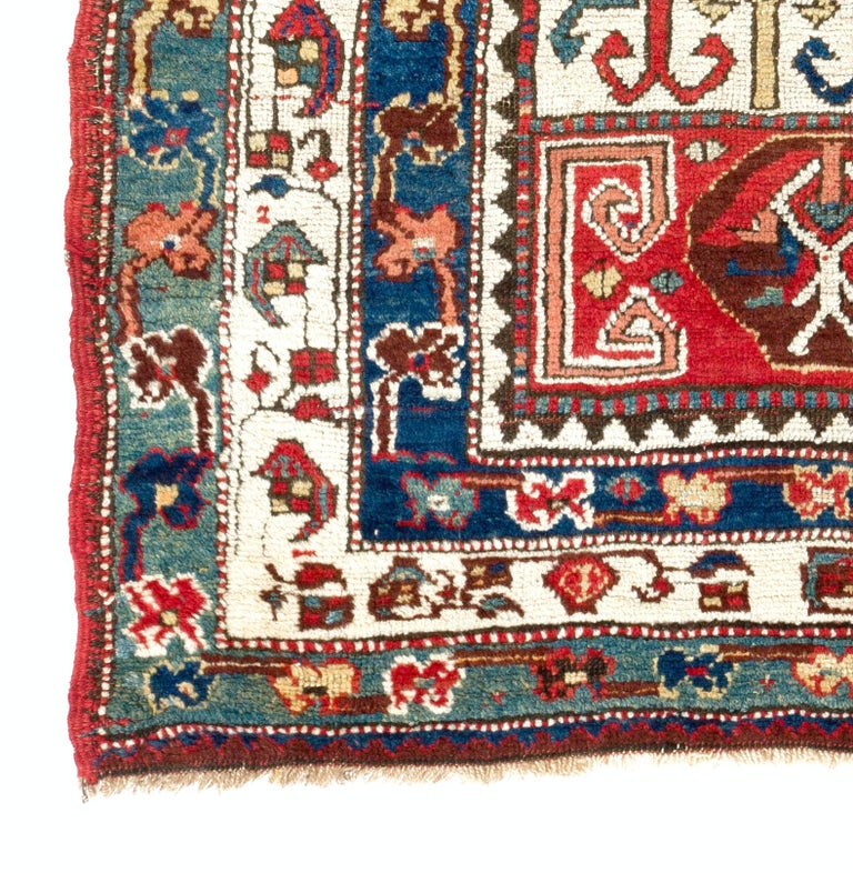 3.5x5.5 ft Antique South Caucasian Shahsavan Rug, Ca 1890 For Sale at ...