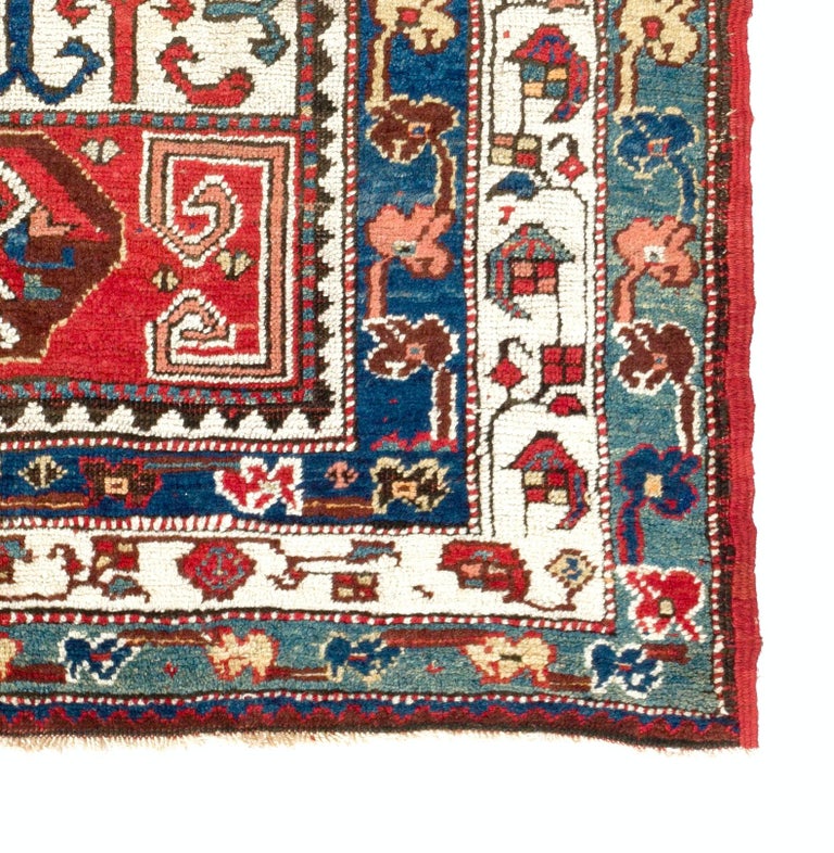 3.5x5.5 ft Antique South Caucasian Shahsavan Rug, Ca 1890 For Sale at ...