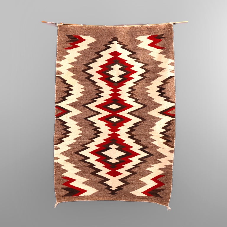 Antique Southwestern Native American Indian Navajo Eye Dazzler Rug ...