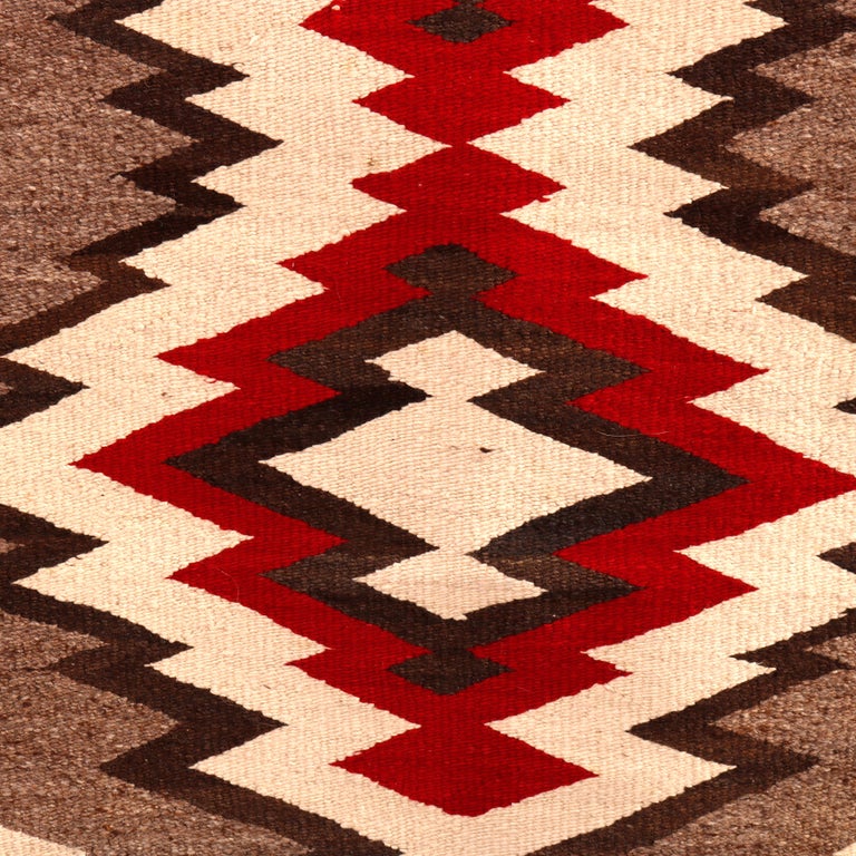 Antique Southwestern Native American Indian Navajo Eye Dazzler Rug ...