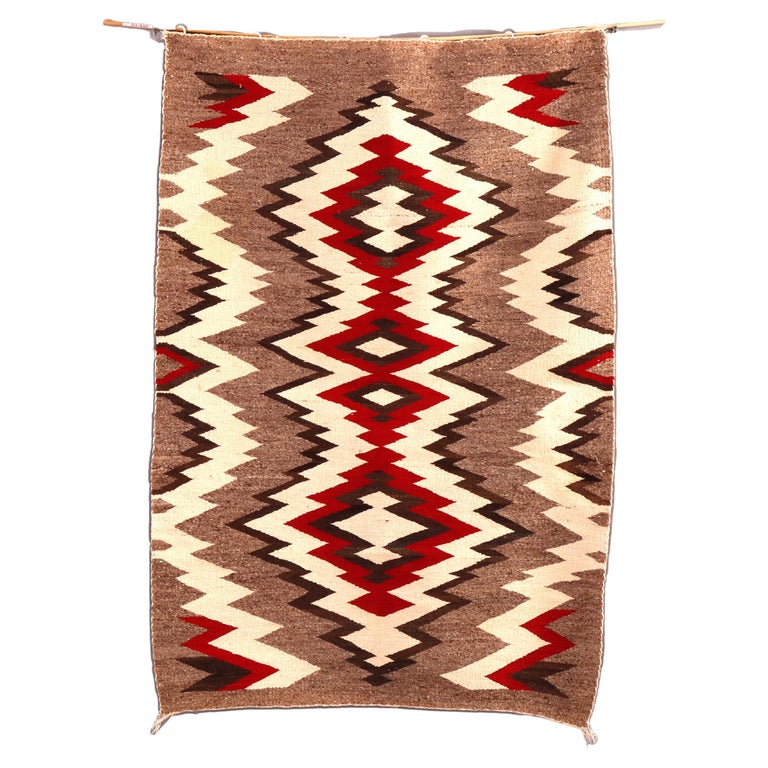 Antique Southwestern Native American Indian Navajo Eye Dazzler Rug ...