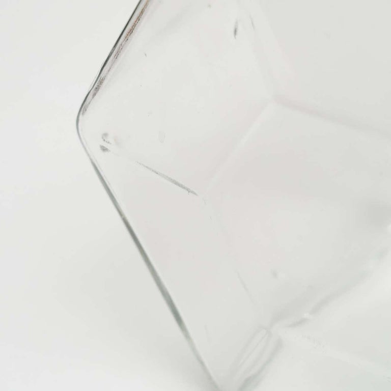 Antique Spanish Capped Glass Container, circa 1950 For Sale at 1stDibs