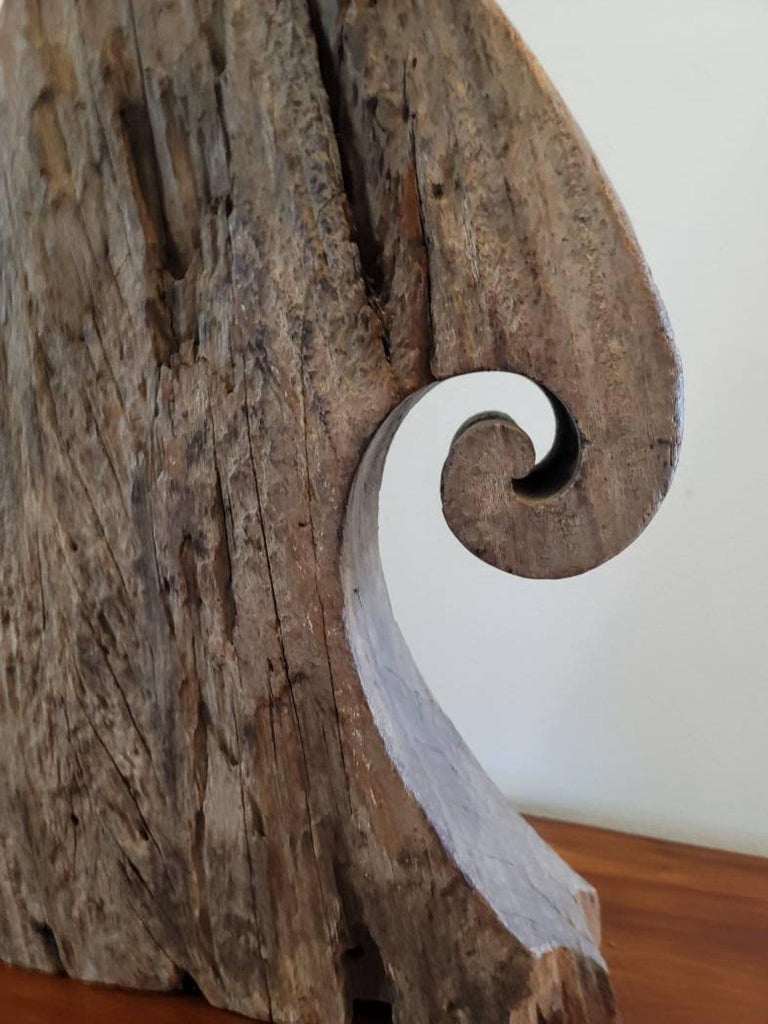 Antique Spanish Colonial Carved Ship Prow Sculpture For Sale at 1stDibs