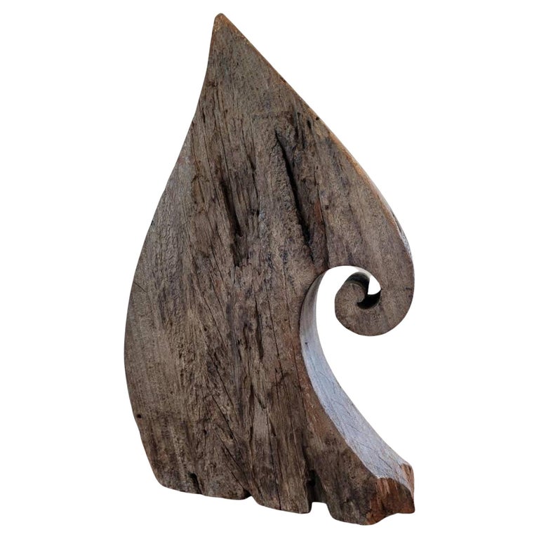 Antique Spanish Colonial Carved Ship Prow Sculpture For Sale at 1stDibs