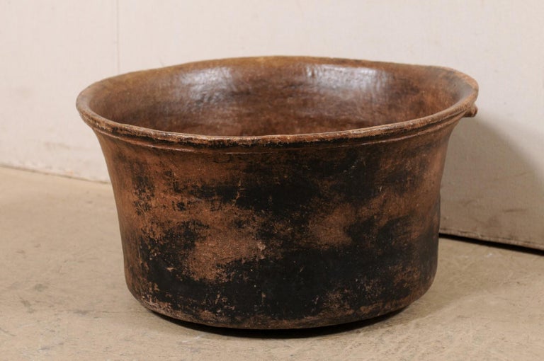 Antique Spanish Colonial Clay Cooking Pot from Guatemala, w/ Yummy Old ...
