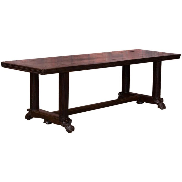 Antique Spanish Colonial Dining Table from the Philippines at 1stDibs