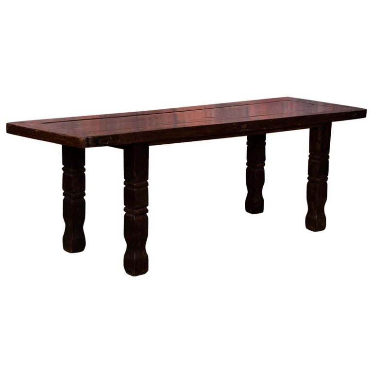 Antique Spanish Colonial Dining Table from the Philippines at 1stDibs