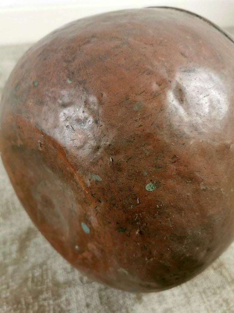Antique Spanish Copper Jug with Lid All Hand Forged with a Beautiful ...