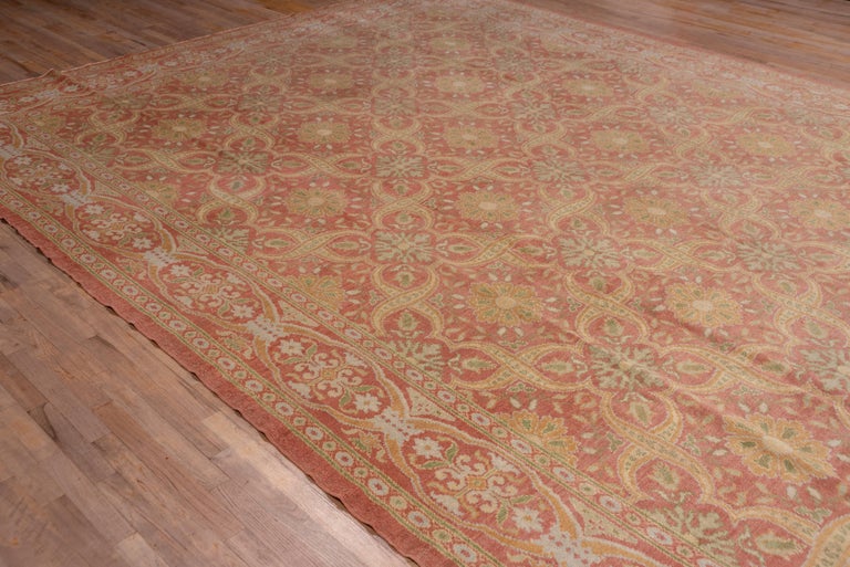 Antique Spanish Cuenca Carpet For Sale at 1stDibs