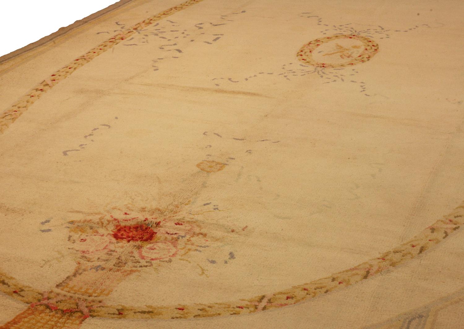 Antique Spanish Large Minimalist Design Palace Carpet For Sale at 1stDibs