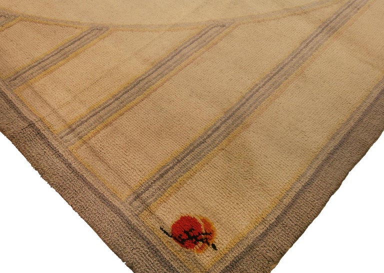 Antique Spanish Large Minimalist Design Palace Carpet For Sale at 1stDibs