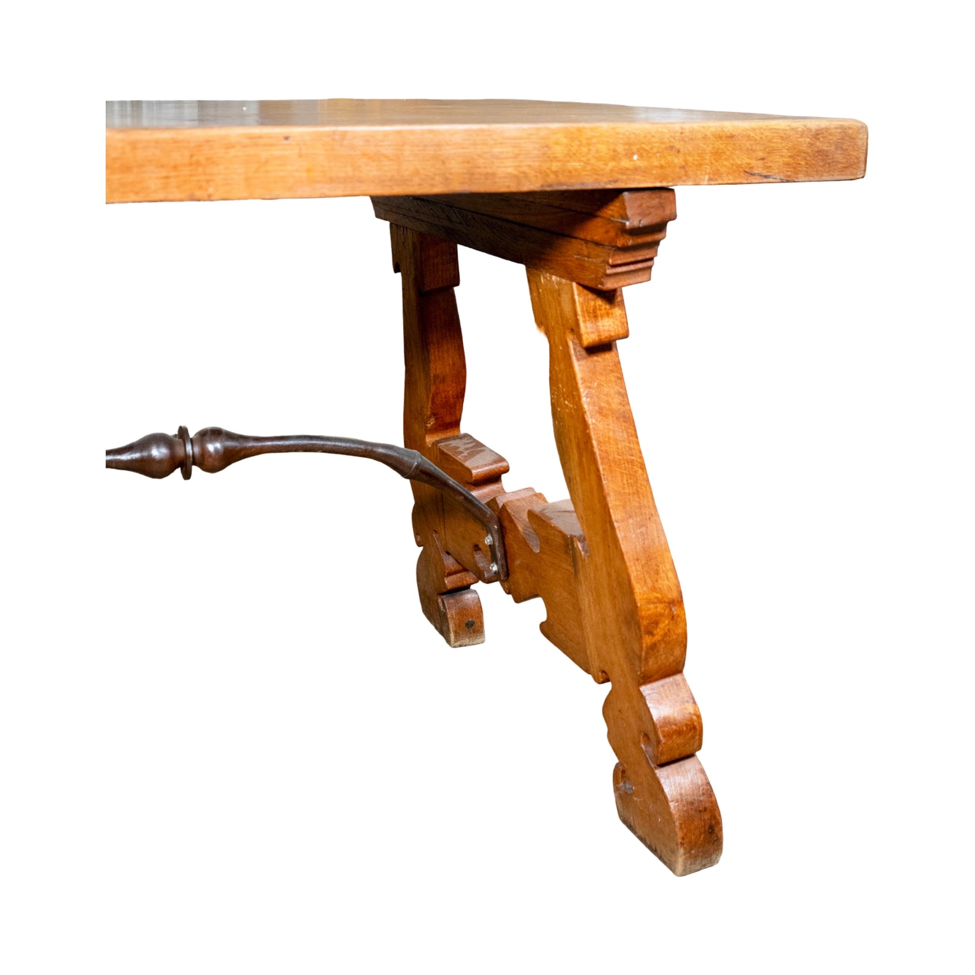Antique Spanish Oakwood Table For Sale at 1stDibs