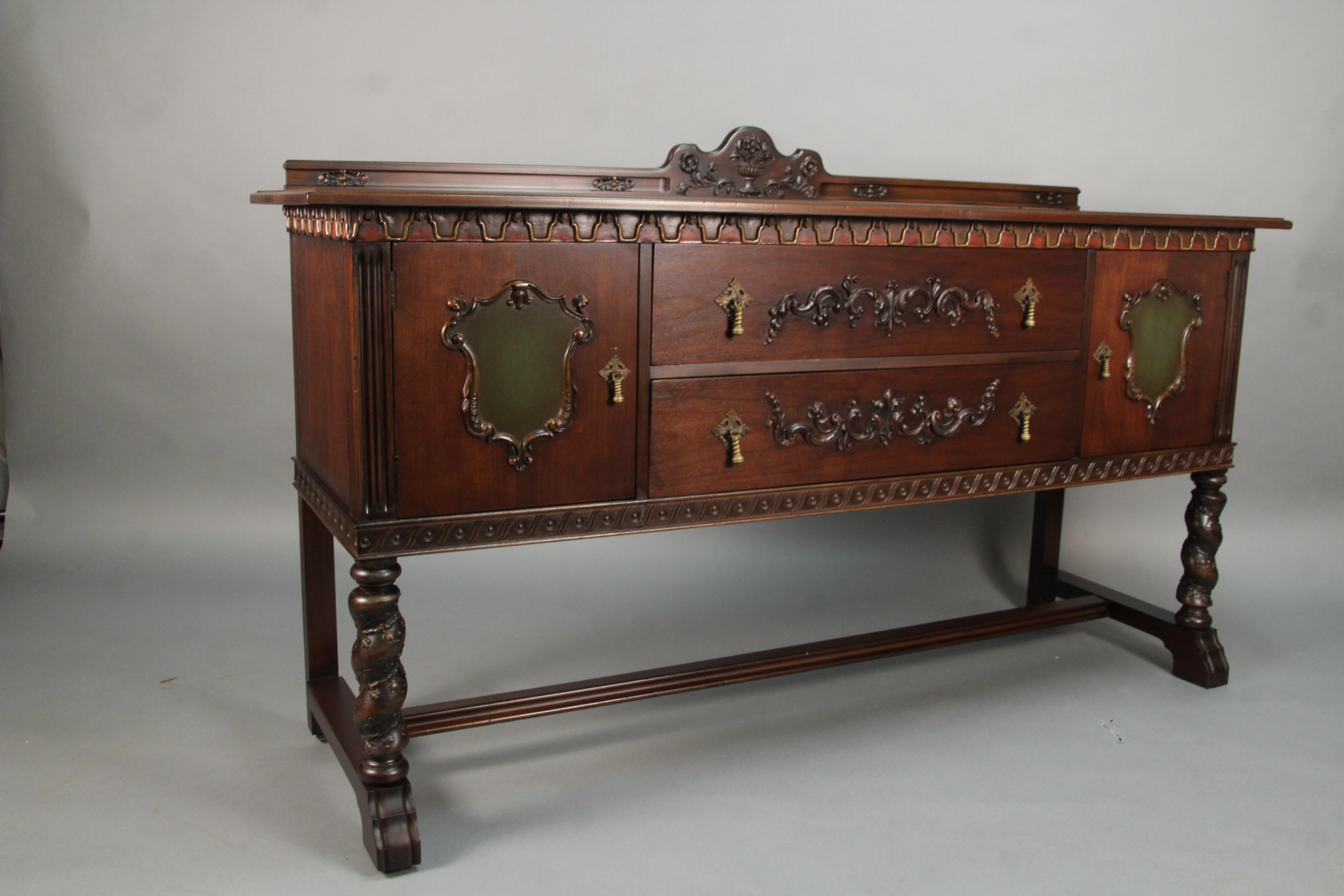 Antique Spanish Revival 1920s Spanish Revival Sideboard Buffet at ...