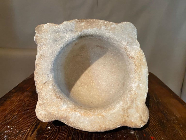 Antique Spanish Stone Mortar For Sale at 1stDibs