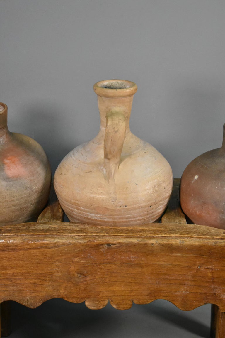 Antique Spanish Tinaja Pots and Stand For Sale at 1stDibs