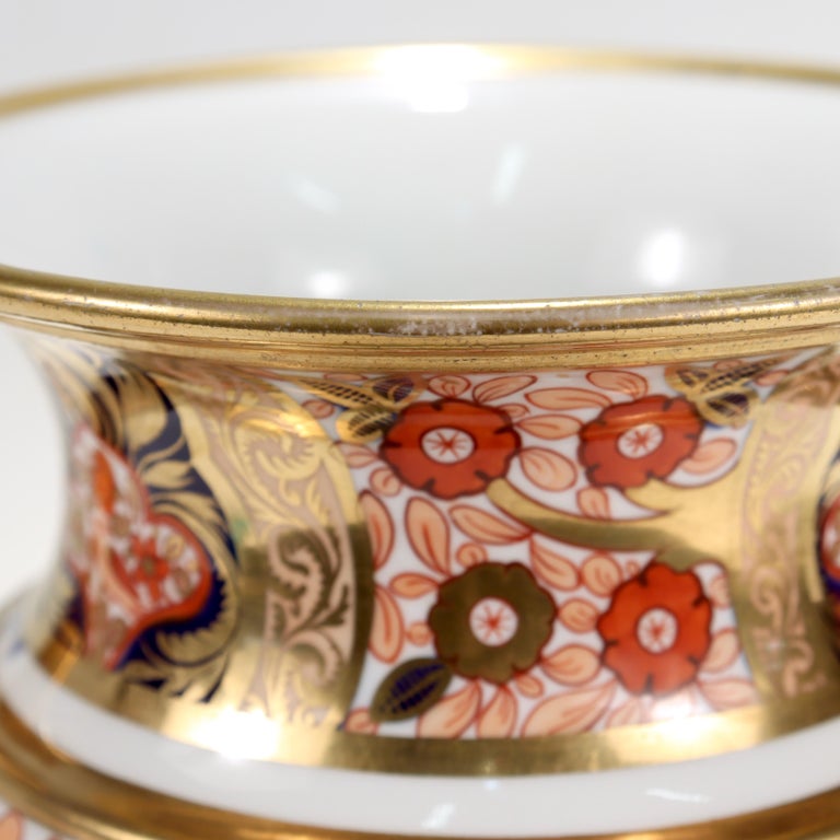 Antique Spode Imari Porcelain Twin Handled Vase Pattern No. 1409, 1820s ...