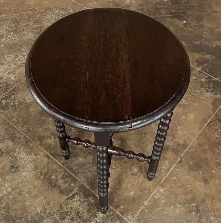 Antique Spool Leg Nesting Table Set For Sale at 1stDibs