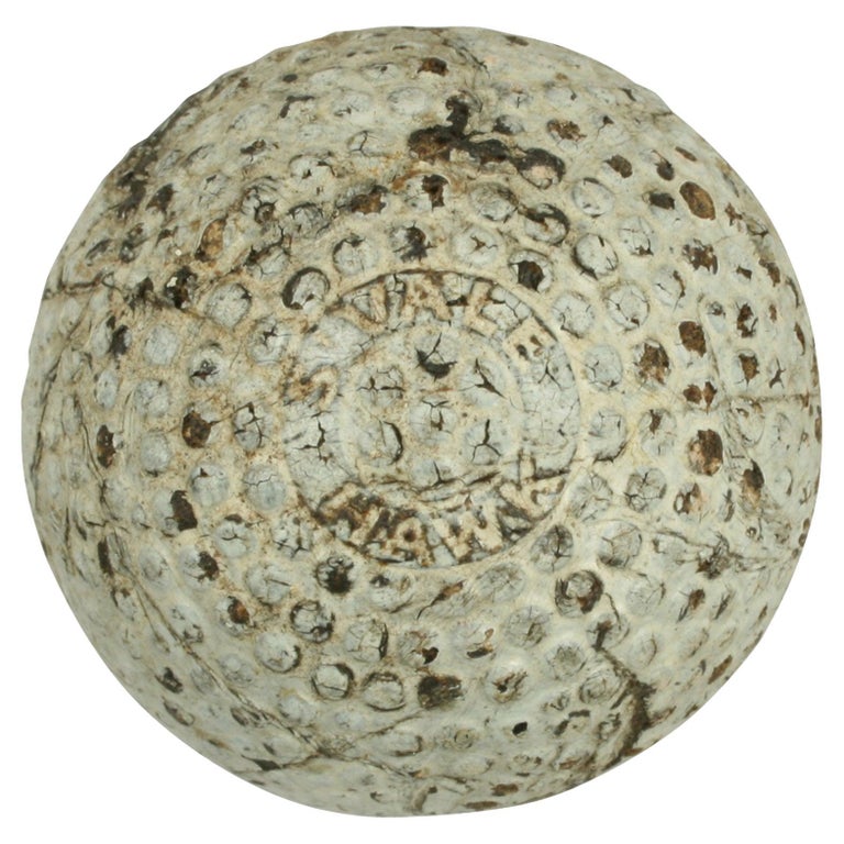 Antique Springvale Hawk Golf Ball, Bramble Pattern. at 1stDibs