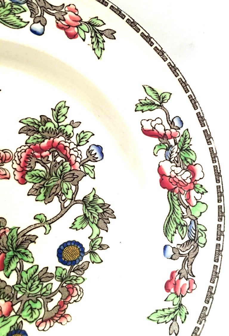 Antique Staffordshire English Dinnerware "The India Tree" By, Alfred ...
