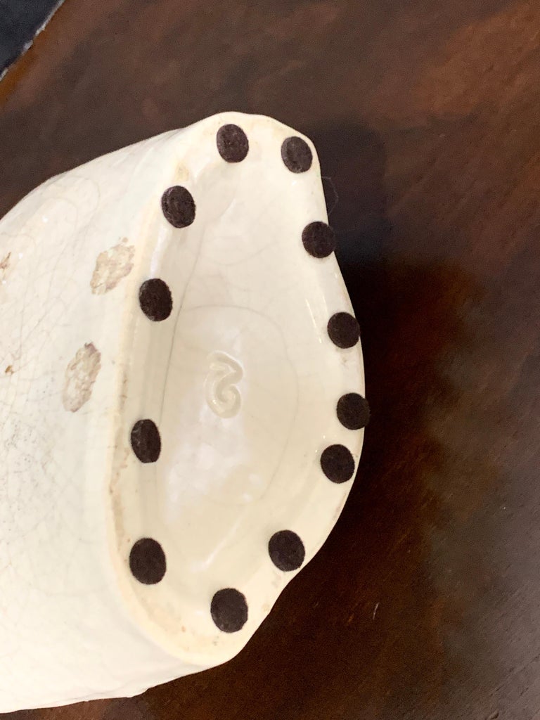 Antique Staffordshire Holy Water Font, Christ on the Cross at 1stDibs