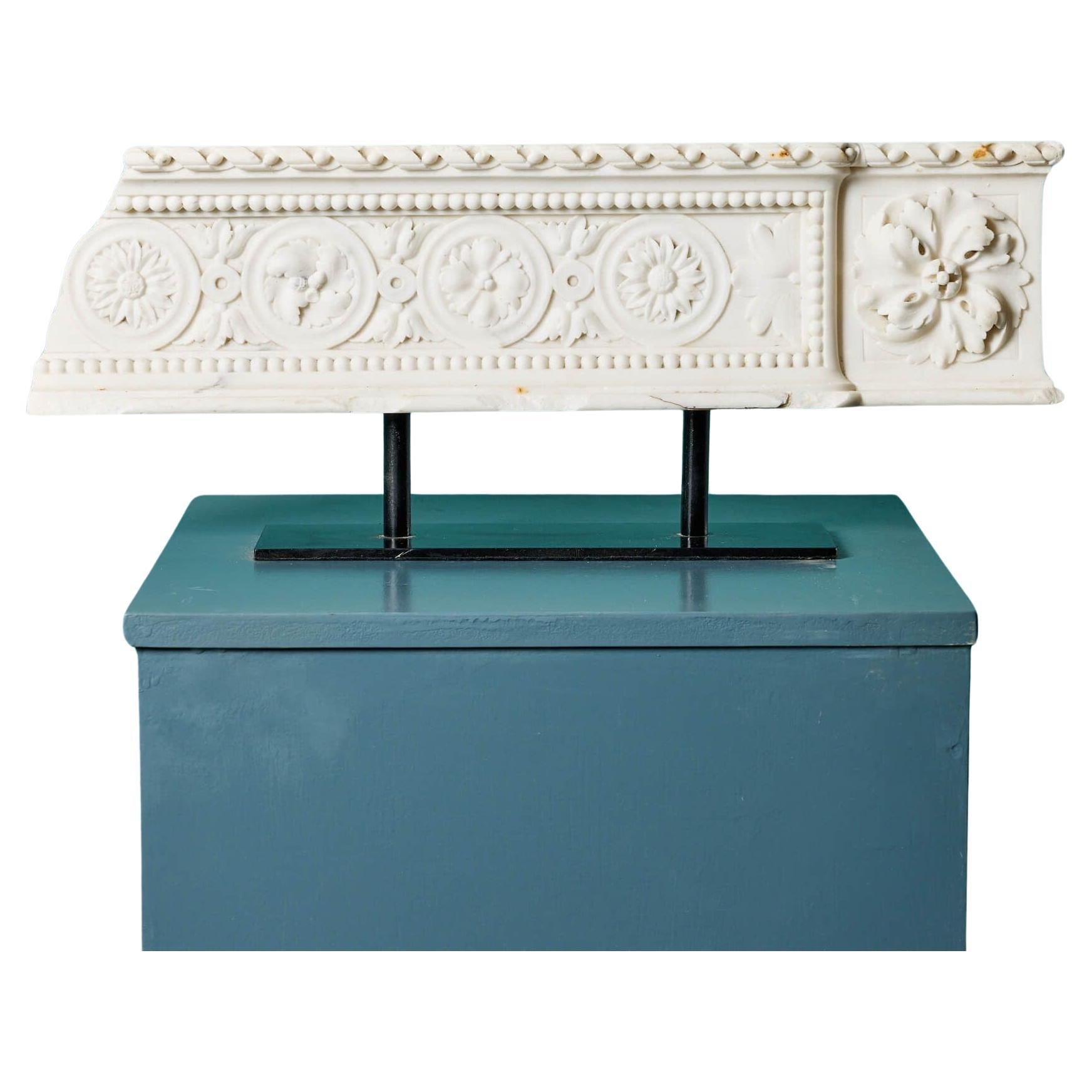 Antique Statuary Marble Architectural Fragment For Sale at 1stDibs