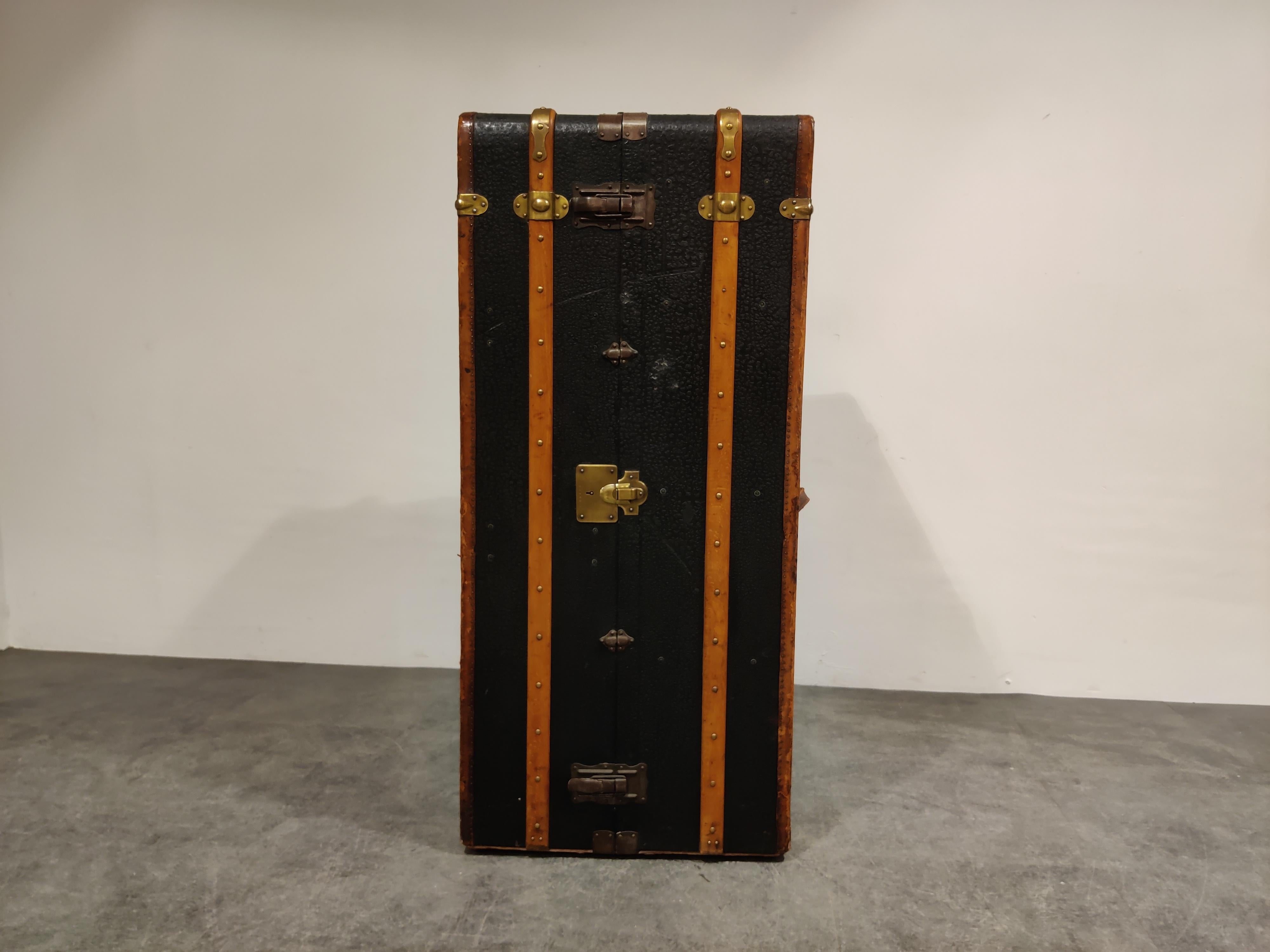 Antique Steamer Trunk, 1930s at 1stDibs