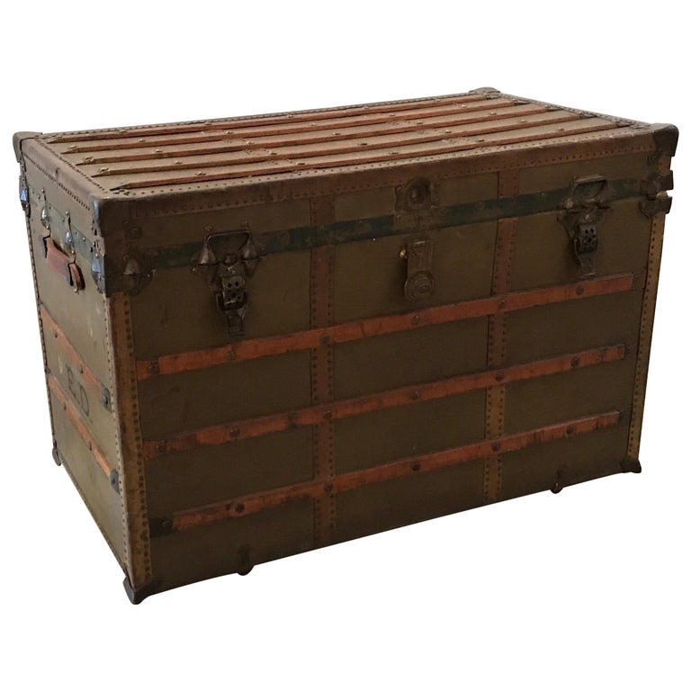 Antique Steamer Boot with Inside Tray and Compartments, circa 1890 at ...