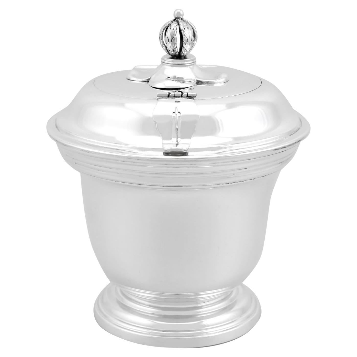 19th Century Antique 1845 Sterling Silver Locking Biscuit Box For Sale ...