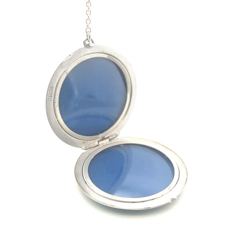 Antique Sterling and Enamel Locket For Sale at 1stDibs | vintage ...